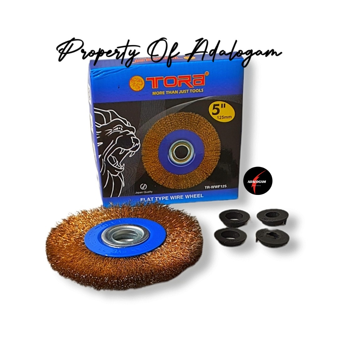 TORA Sikat Kawat Piring Bundar Gerinda Duduk 8 Inch - Wire Brush 200mm ...