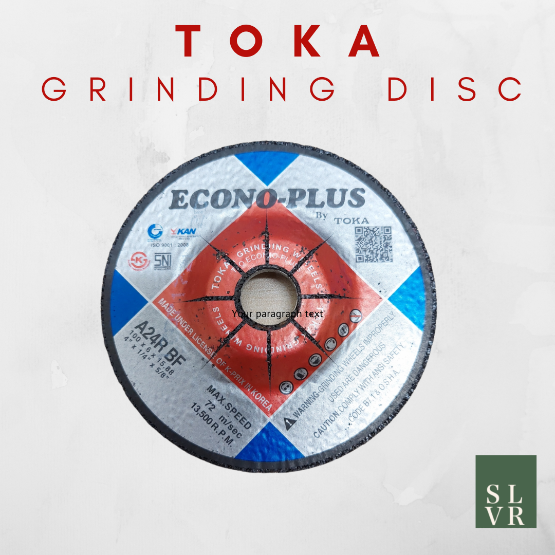 SLVR | Original Korea TOKA Grinding Disc Size 4" Long Lasting Grinding ...