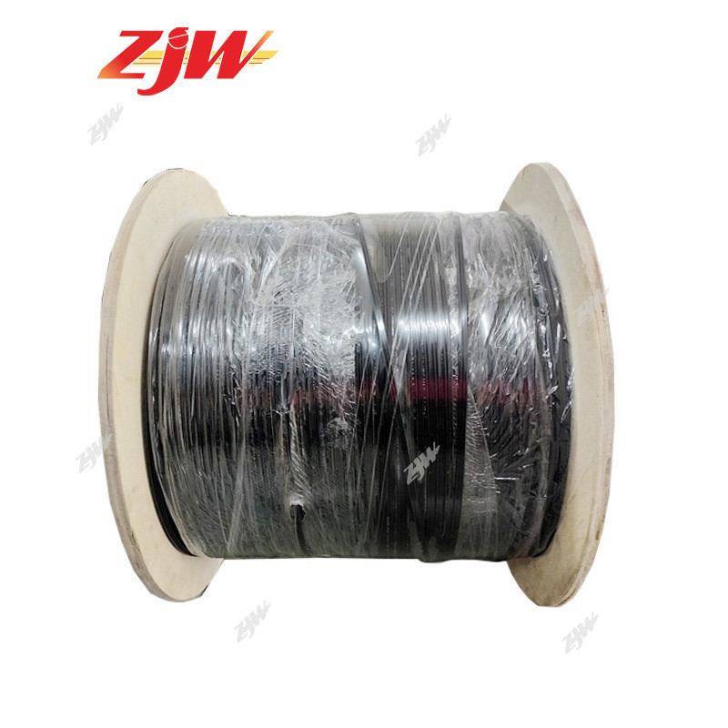 ZJW (FRP) Fiber Optic Cable Single Core 500M Pure Black Outdoor FOC ...