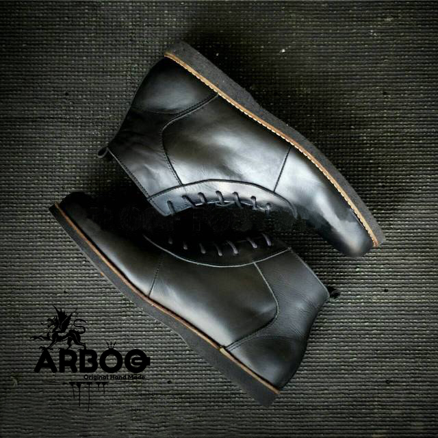 Sepatu Brodo Kulit Pria Aloof Care Boots Murah Kerja Cowok Kantor ...