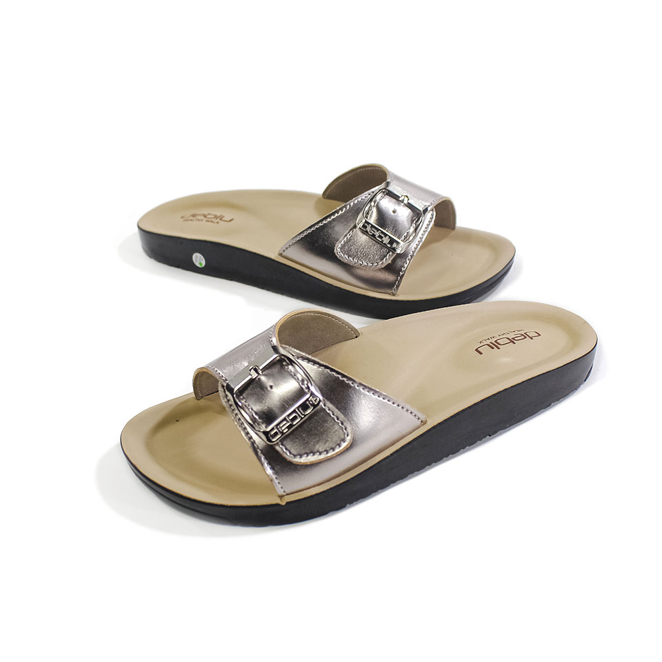 รองเท้าแตะเพื่อสุขภาพ DEBLU รุ่น L4706 รองเท้าแบบมีสาย1สาย ปรับสายได้ รองเท้าแตะสวมผู้หญิง ...