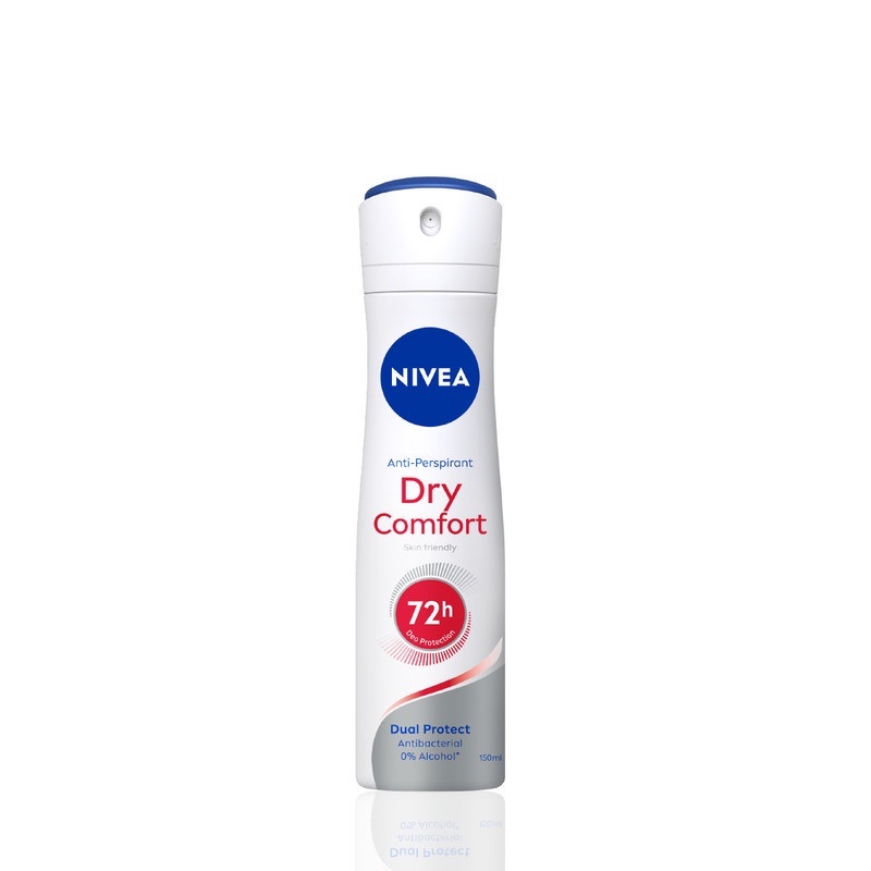 Nivea Female Deodorant Spray 150ml - Dry Comfort | Lazada