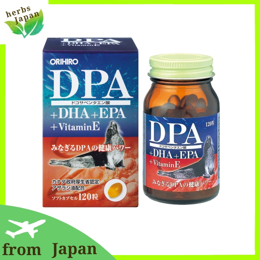 Orihiro DPA + DHA + EPA + VitaminE 120 Tablet | Lazada Indonesia