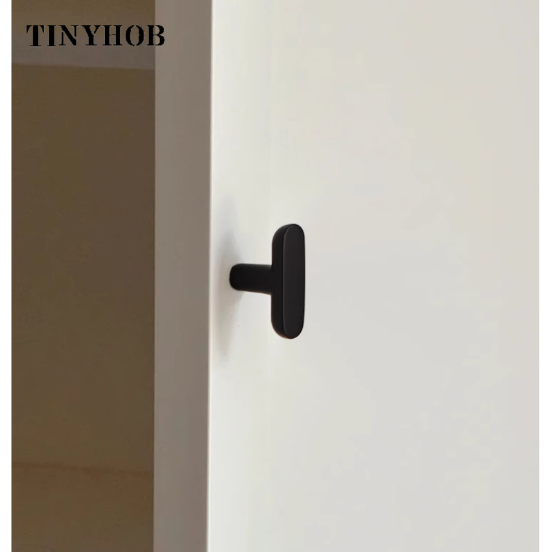 Black Symbol Small Cabinet Handles for Drawers Bathroom Kitchen Storage ...