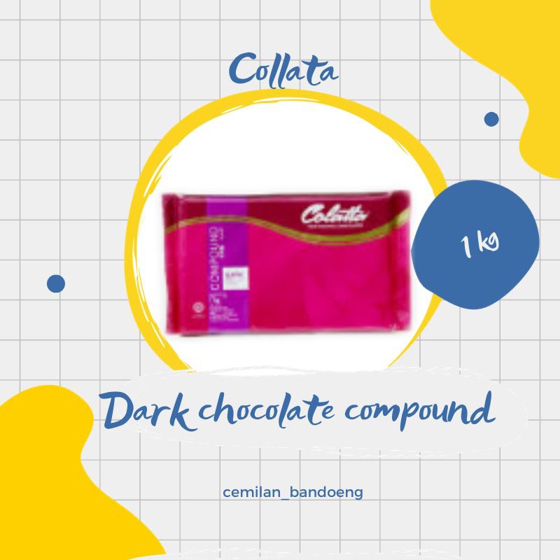 COKLAT BATANG - ES KUL KUL - CHOCOLATE DARK COMPOUND COLLATA 1 KG ...