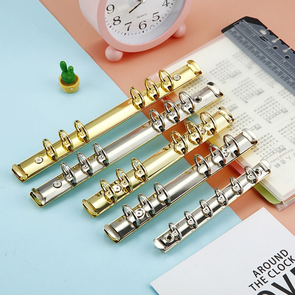 Black 3 Color Student Detachable Paper Fasteners DIY Album Diary A5 A6 ...