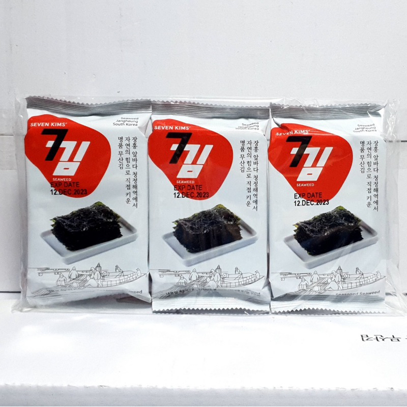 JAYA / NAMKWANG / SEASONED SEAWEED NORI 4g x 3 pcs | Lazada PH