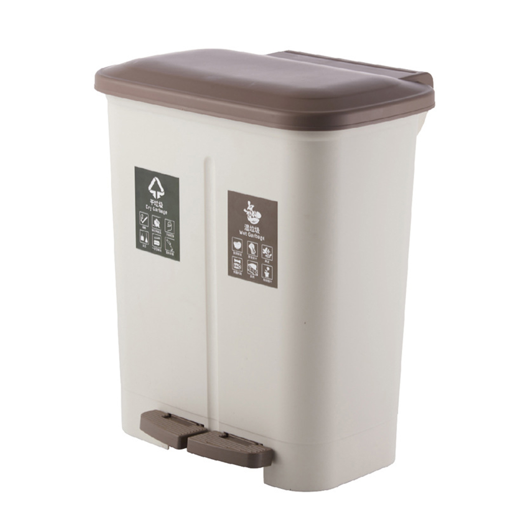 TOBIAS Dual Compartment Dustbin - Garbage Bin / Trash Bin / Waste Bin ...