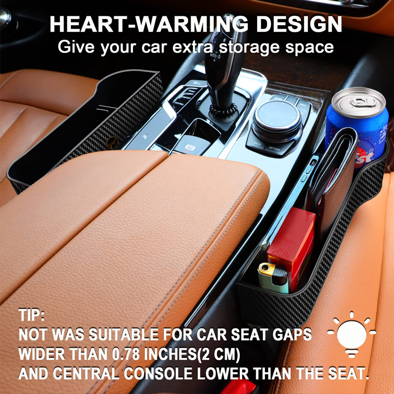 【Salt & Story】Car Seat Gap Filler Organizer Between Front Seat Car ...