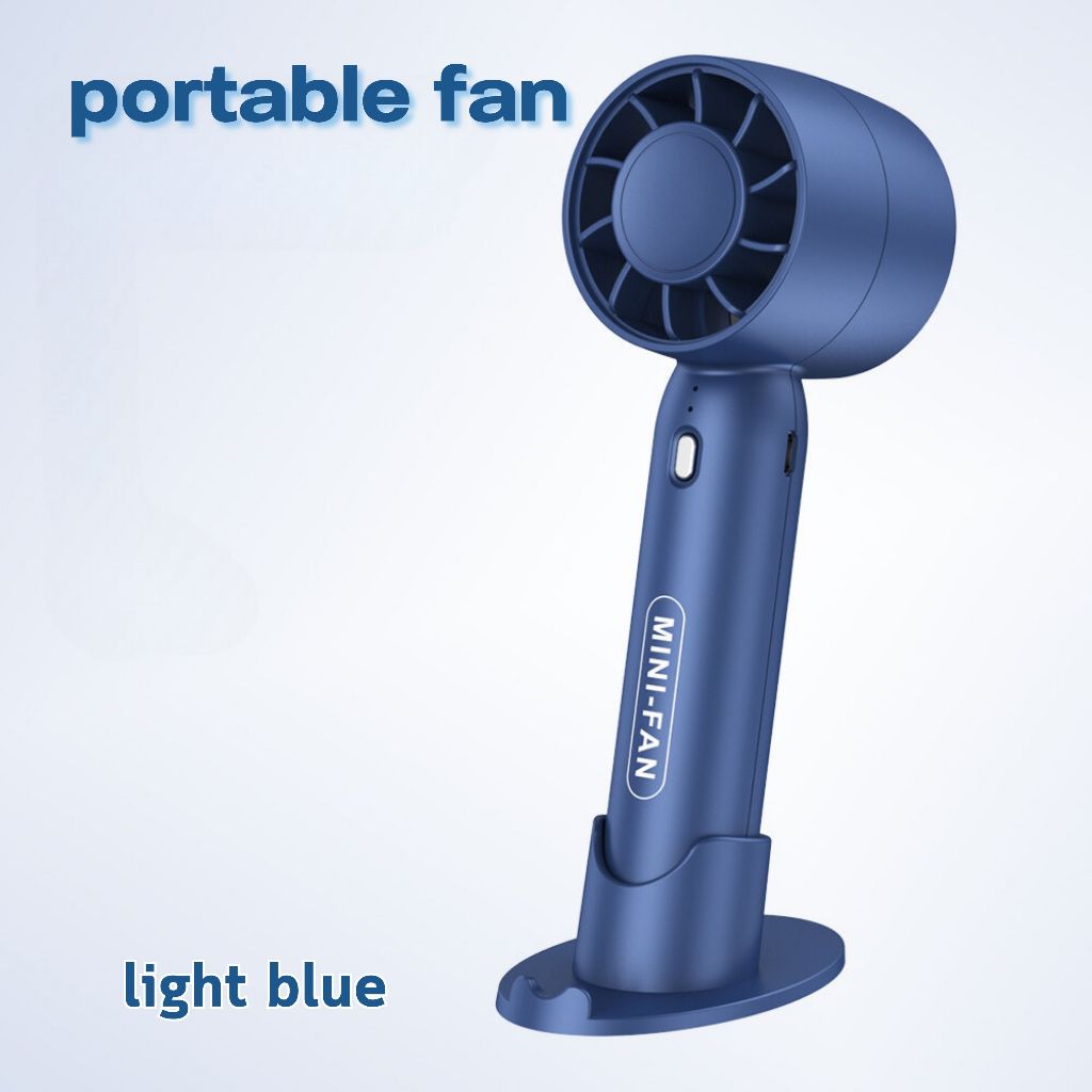 Turbine Handheld Small Fan Usb Mini Desktop Portable Silent Stand ...
