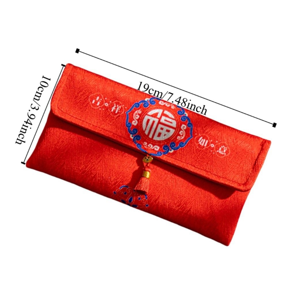 Money Pouch Traditional Chinese New Year Red Envelope Brocade ...