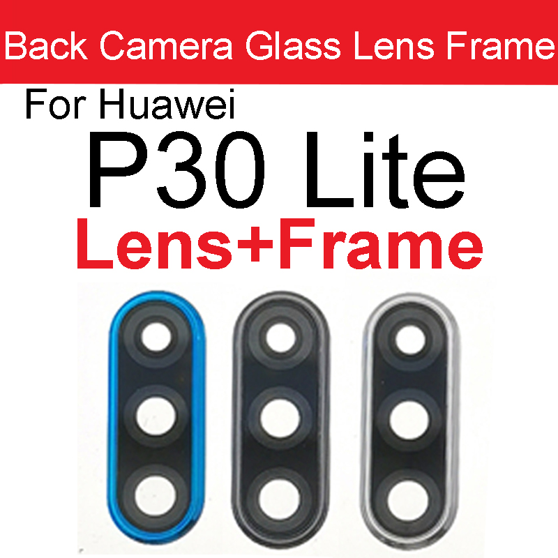 【EcoDealsq】Rear Lens Camera Cover For Huawei P30 Lite Back Lens Glass ...