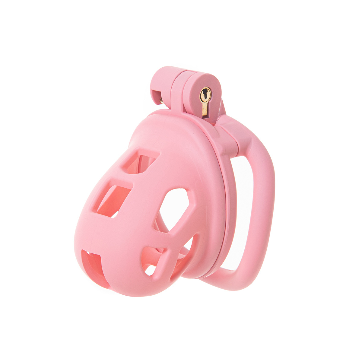 【Big-promotion】 Tender Pink Chastity Cages Lightweight Breathable Anti ...