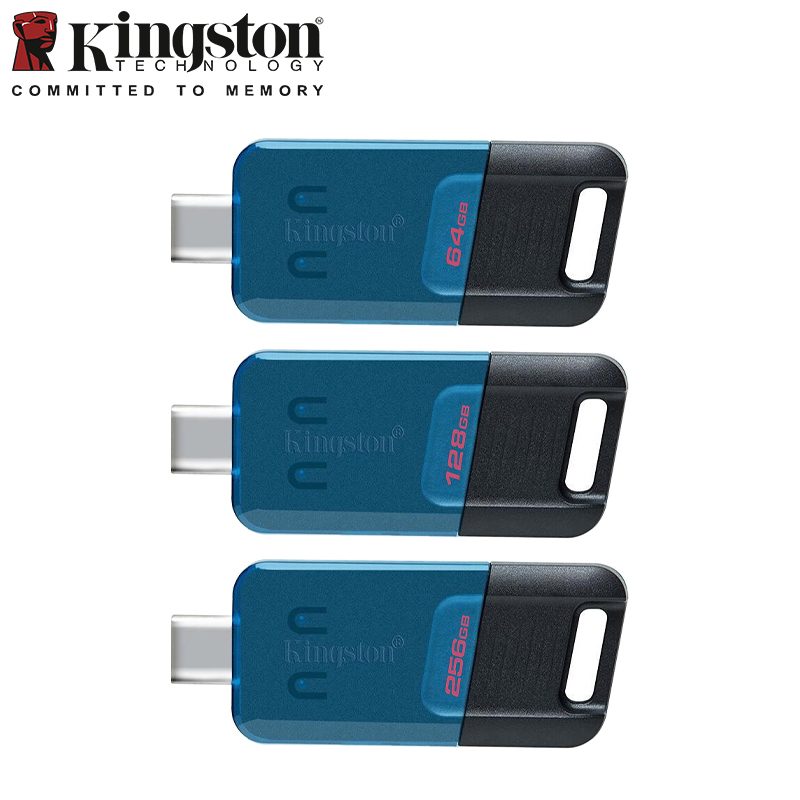 Kingston DT80M Type-C USB3.2 Gen1 Pen Drive 64GB 128GB 256GB Original ...
