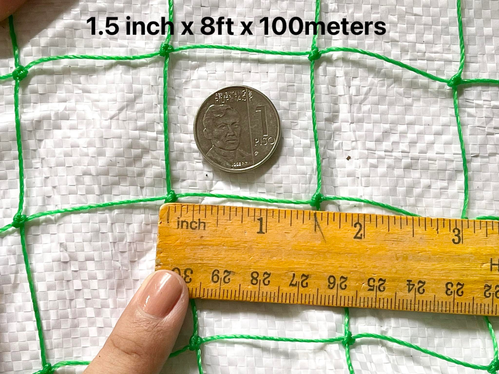 NET / RANGE NET / CHICKEN NET 100 meters with free rope 200m and cable ...