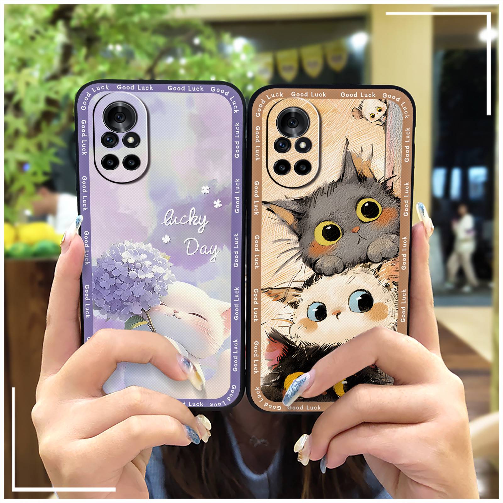 Cute Soft case Phone Case For Huawei Nova8/Honor V40 Lite Graffiti Back Cover Silicone Phone ...