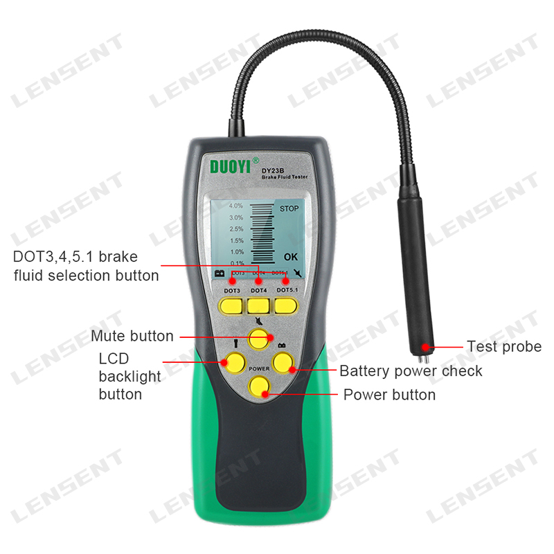 Lensent Brake Fluid Tester One more DY23 DY23B Brake Fluid Test Pen ...