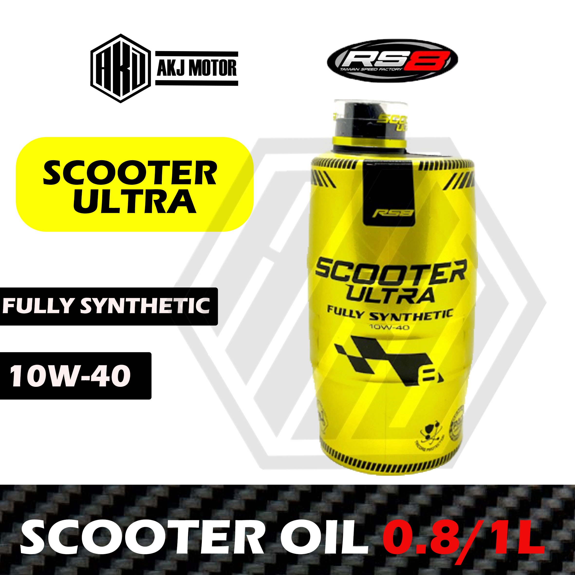 RS8 Scooter Ultra Fully Synthetic 10w40 Engine Oil | Lazada PH