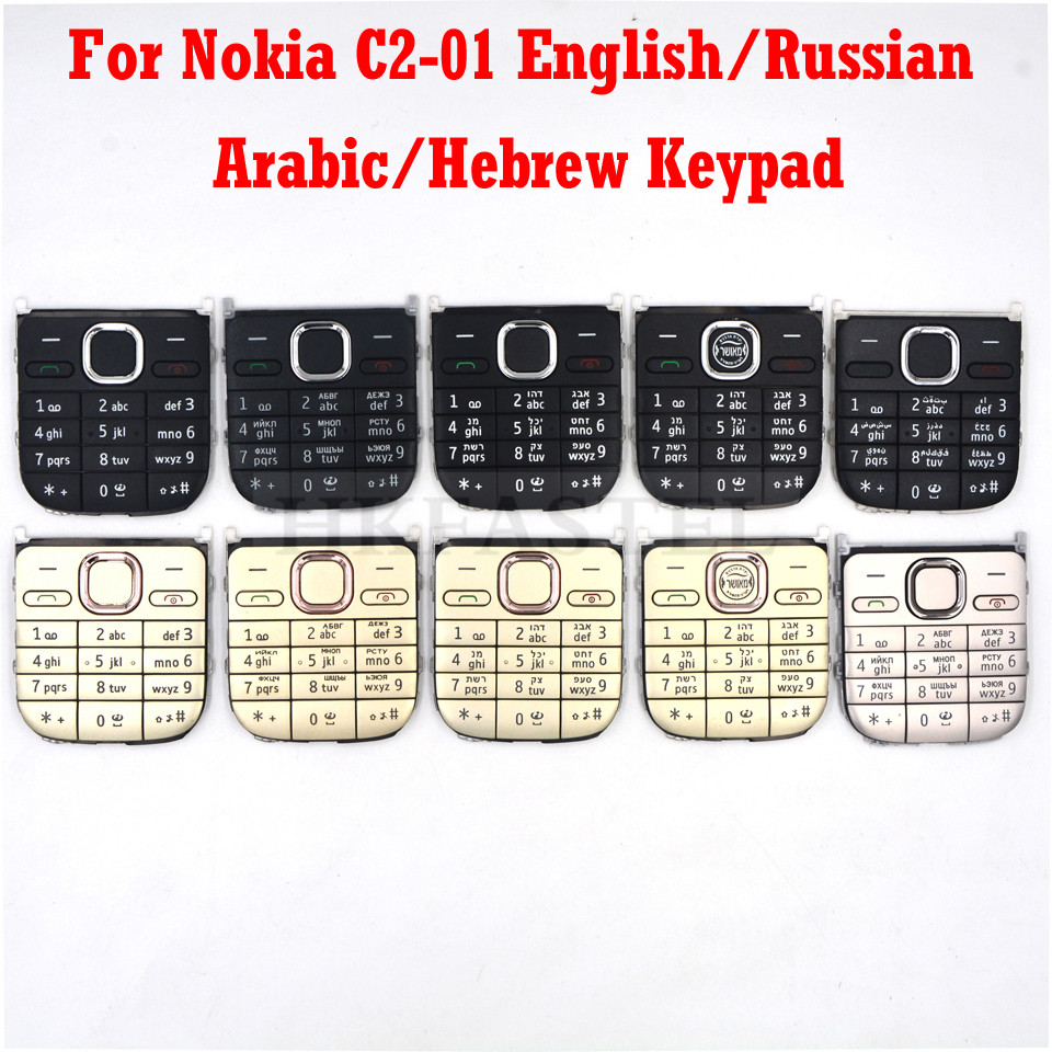 【OverseasTrends】For Nokia C2-01 New Mobile English Russian Arabic ...