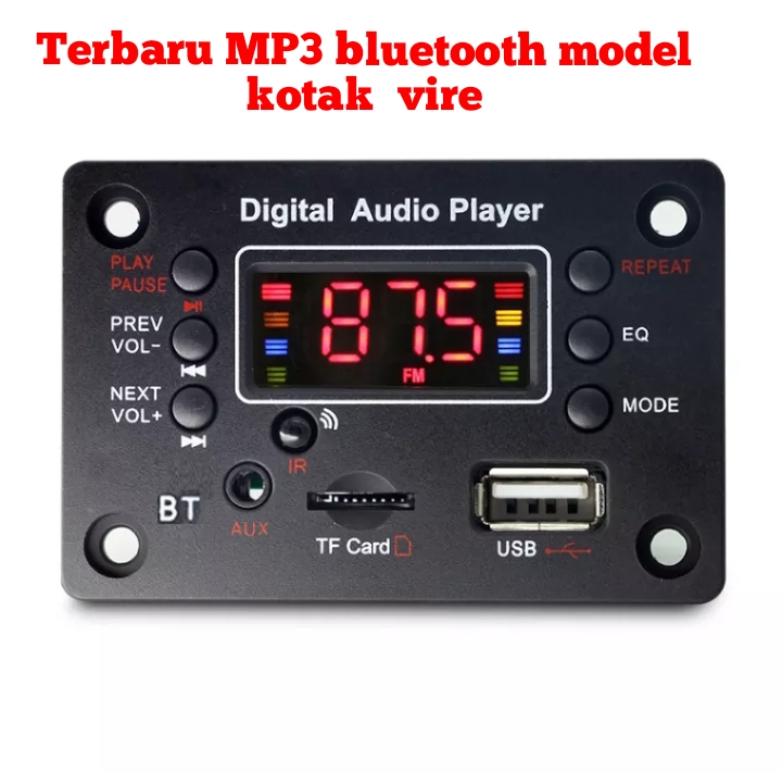 Modul kit MP3 pemutar musik 12v Bluetooth model kotak vire terbaru ...