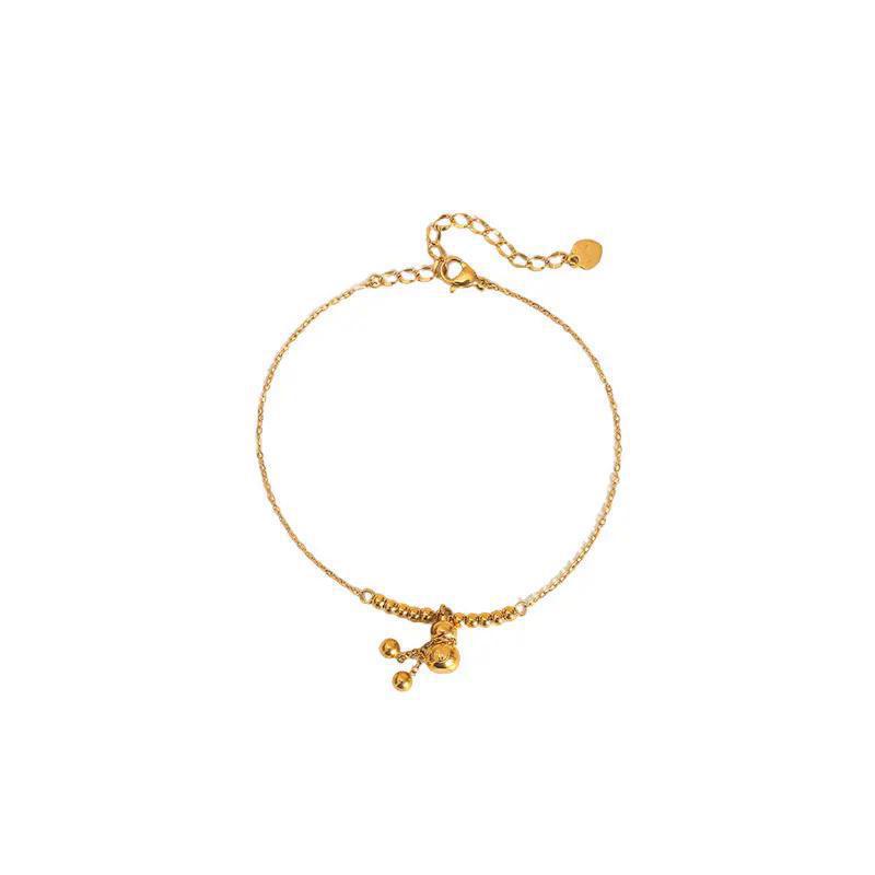 【Innovative tassel anklet women's 2024 new niche light luxury feeling ...