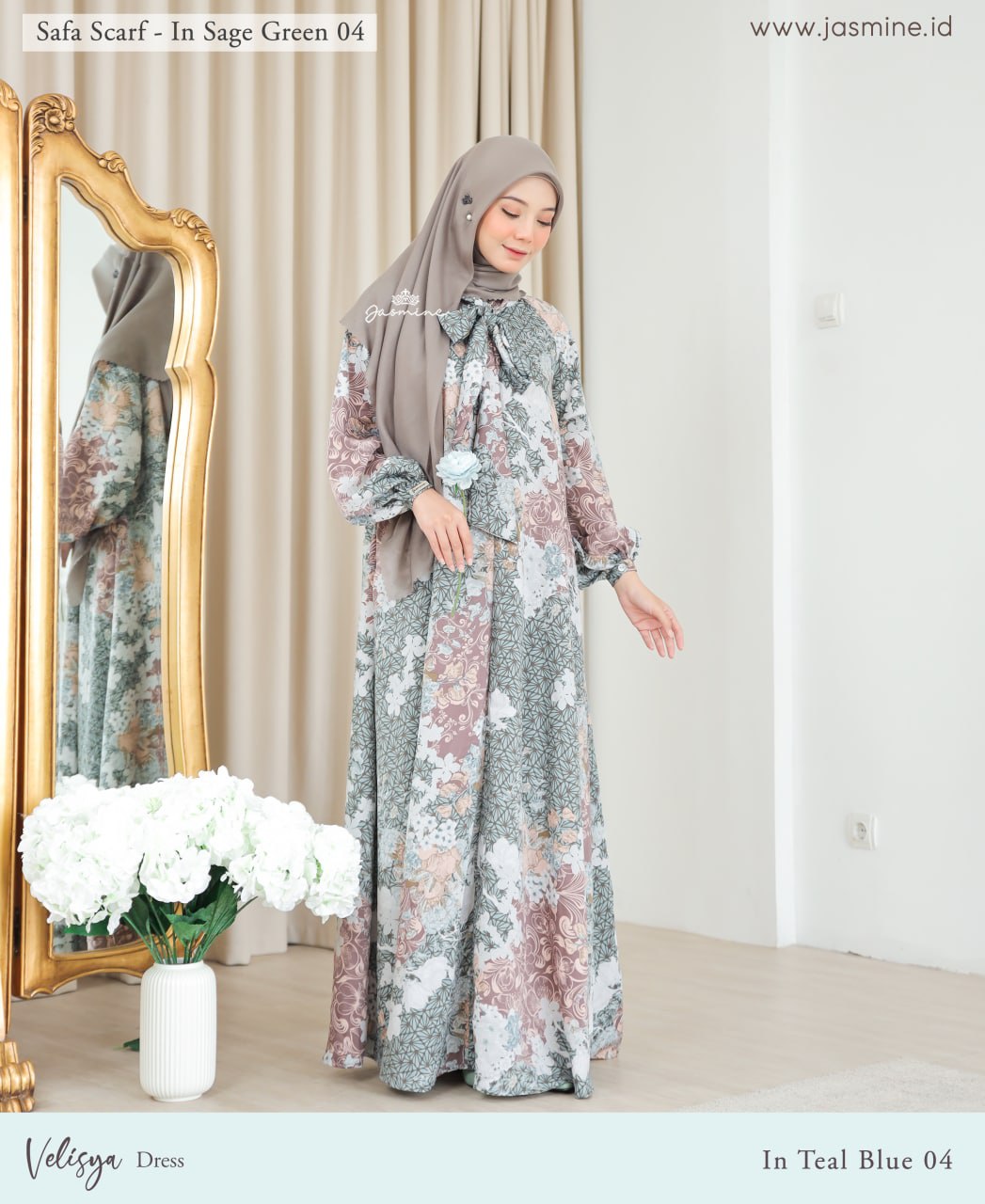 Gamis Vellisya Dress Jasmine by Lidiahadiwinoto | Lazada Indonesia