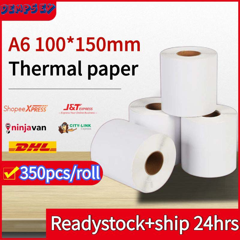 A6 LAZADA Waybill Thermal Label Paper Shipping Label Courier Express ...