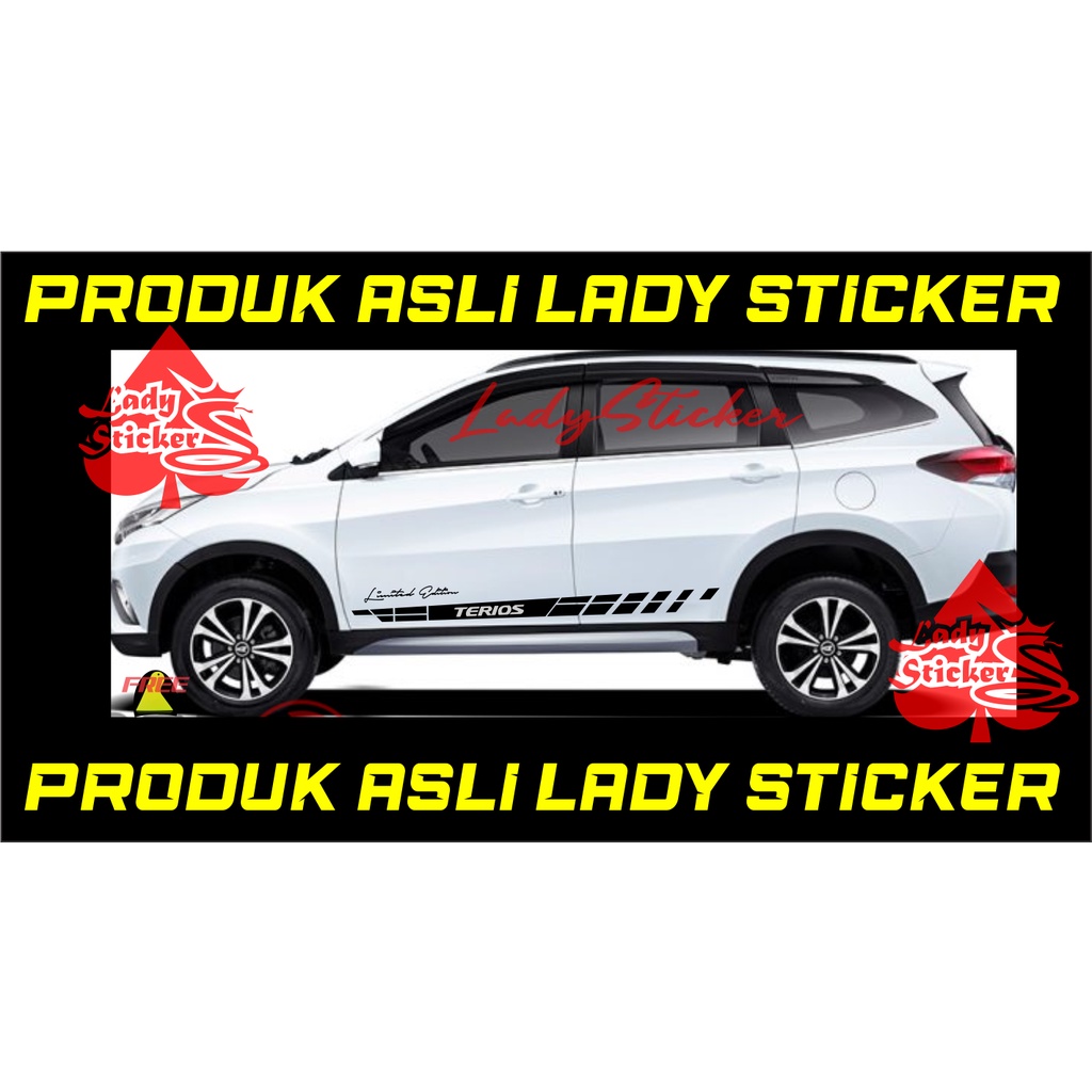 STICKER STIKER MOBIL TERIOS STICKER LIST MOBIL DAIHATSU ALL NEW TERIOS ...