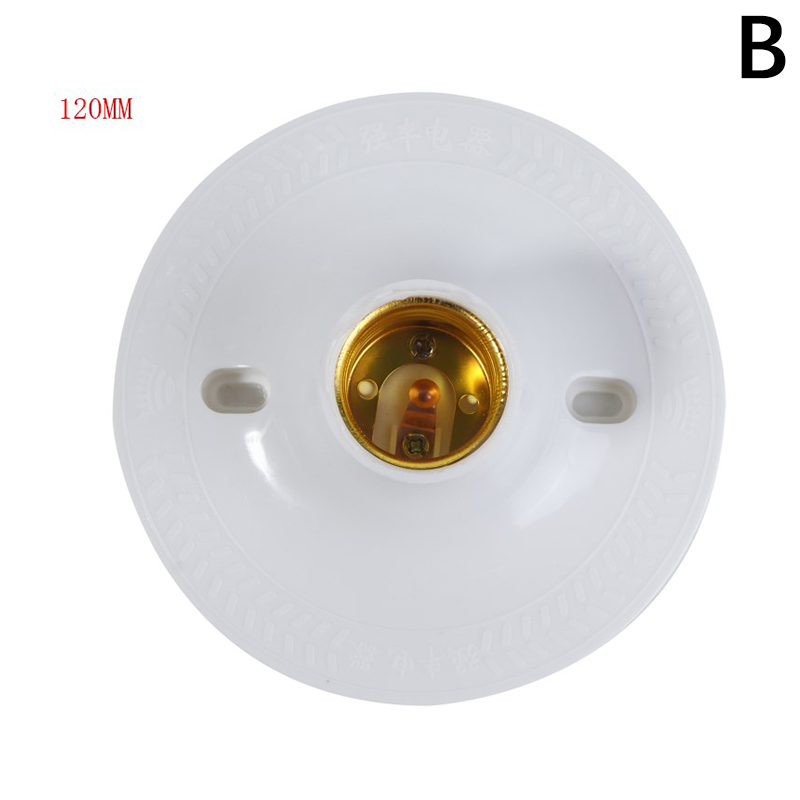 lights E27 LED Light Bulb Holder Round Socket Base Hanging Lamp Socket ...
