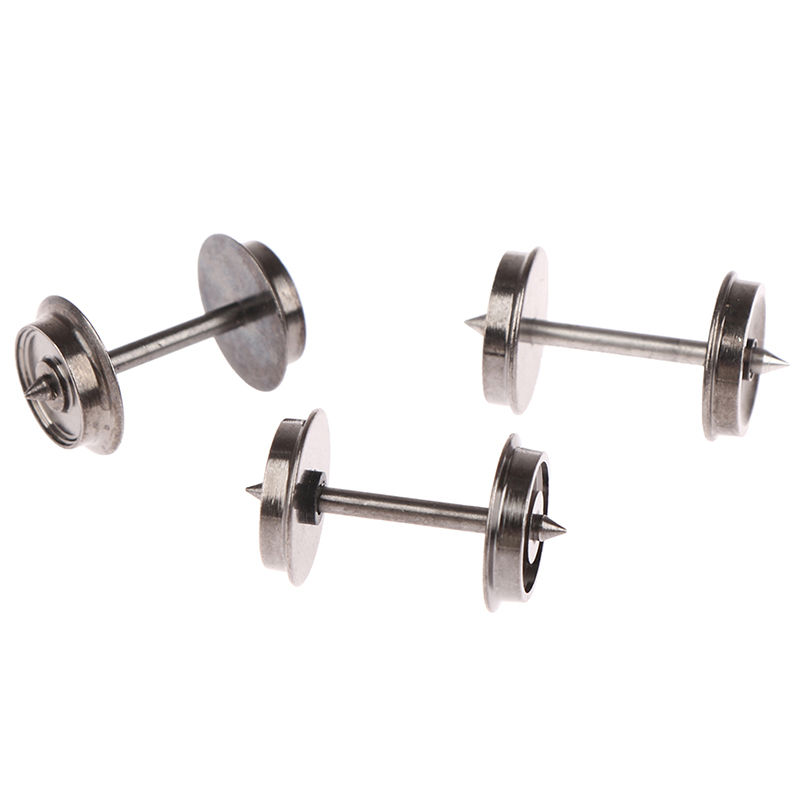 2pcs HO Scale 1:87 36'' Metal Wheels for Model Train DC wheel set C8724 ...