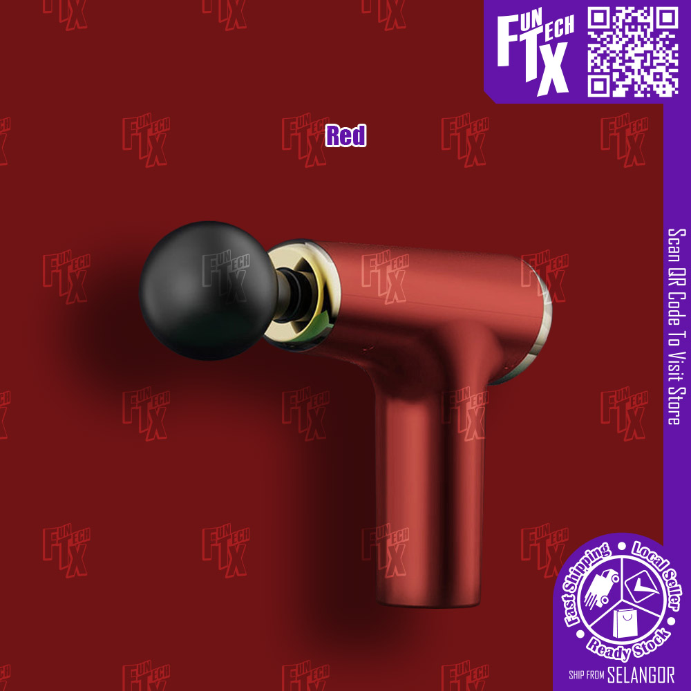 FunTechX 32 Speed Mini Muscle Massage Gun Compact and Silent Portable ...
