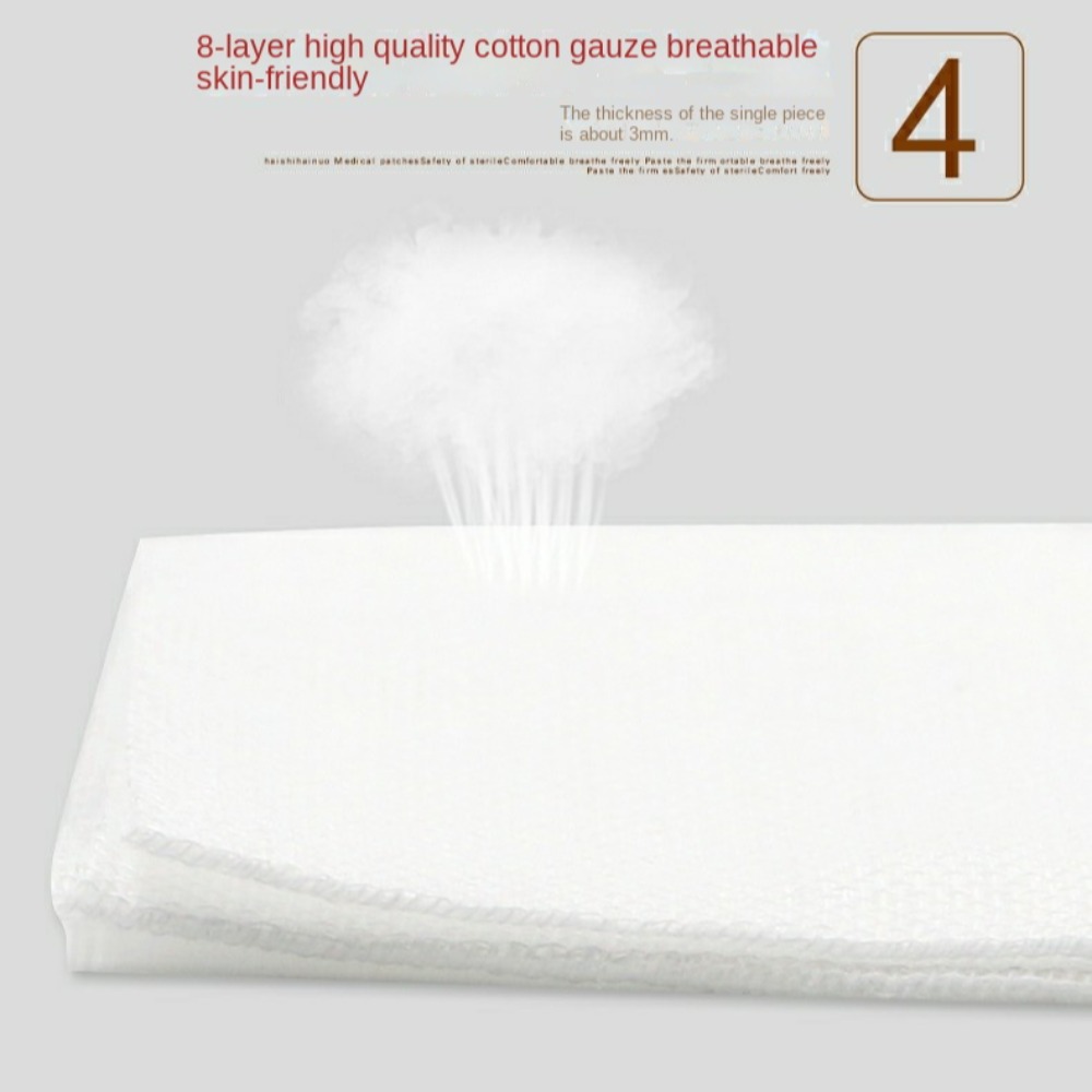 【GlowBound】1Pack Surgical Gauze Block 8 Layers Sterile Wound Dressing ...