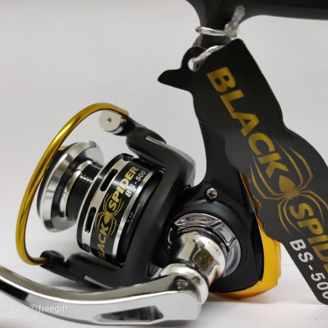 PIONEER BLACK SPIDER SPINNING REEL BS-500 | Lazada