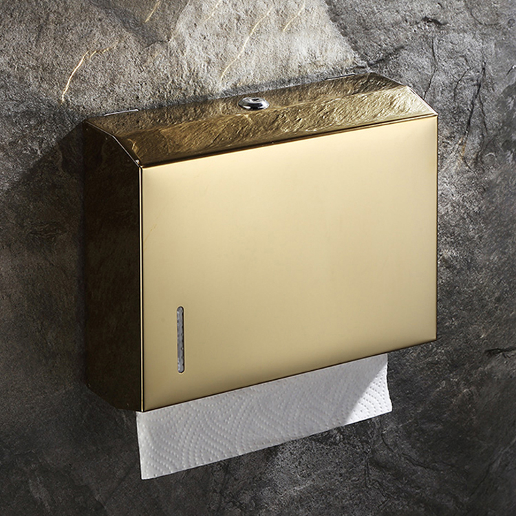 Hotel luxury wall mount metal waterproof square stainless steel toilet ...