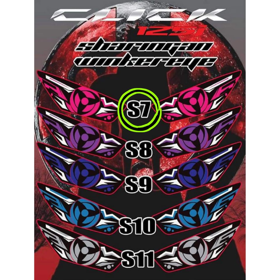 Honda Click V4 - V3 - V2 125 / 150 Winker Eye Transparent / Toothless ...