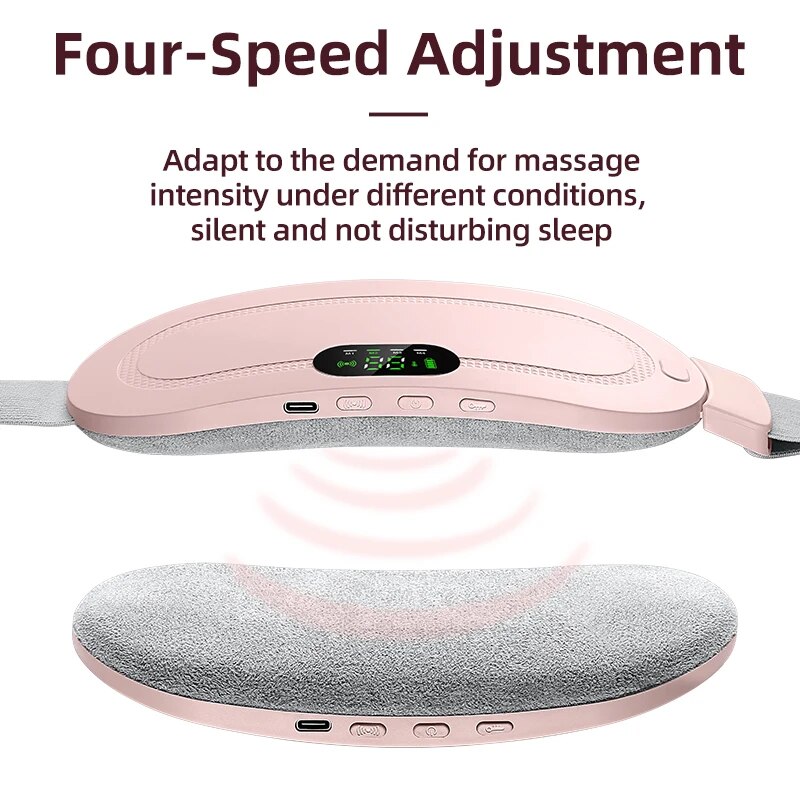 Menstrual Heating Pad Abdominal Massager Smart Warm Palace Belt Waist ...