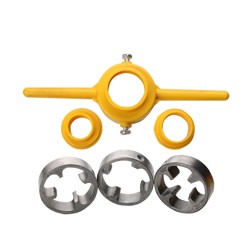 (1/2″-3/4″-1″) PVC Pipe Thread Maker Set Pipes Threader Tool Set Pipe ...