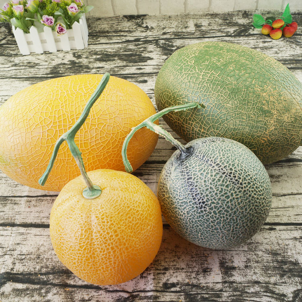 【Folio & Light】1pcs High Imitation Fake Artificial Hami Melon ...
