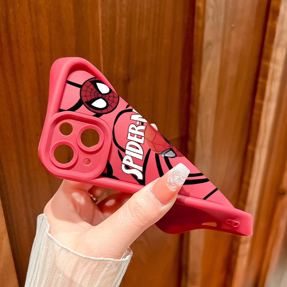 Jizetin for Samsung A06 Back Cover Spider Superman Ladder Camera Soft ...