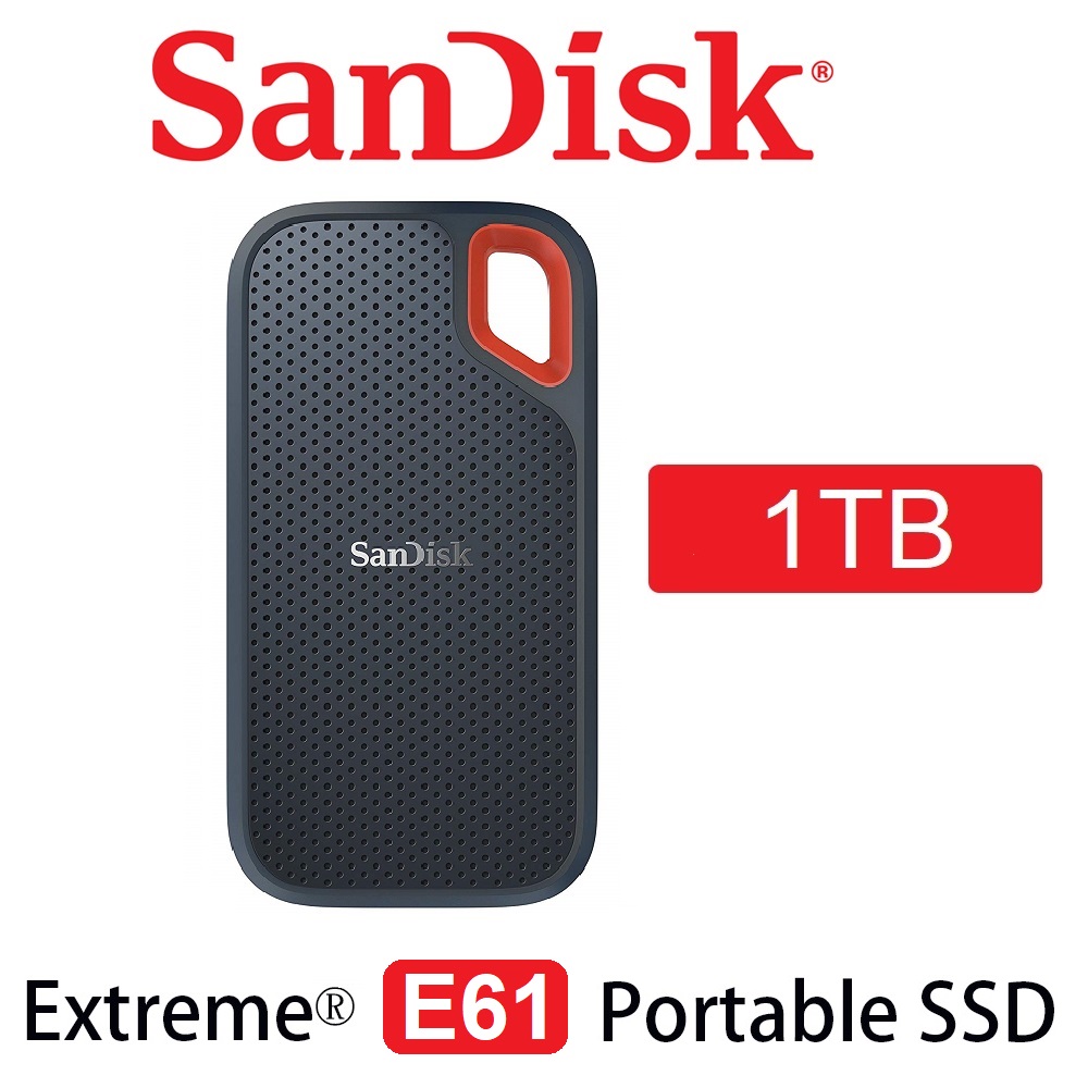 SanDisk E61 Extreme Portable SSD USB 3.2 Gen 2 Solid State Drive ...