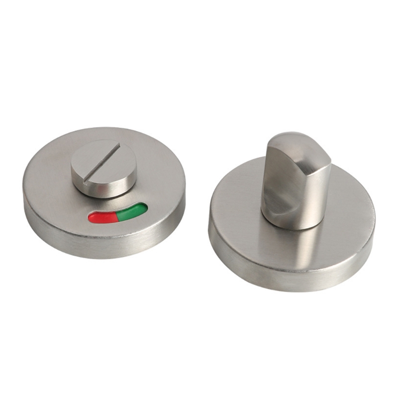 【TopazTrove】Stainless Steel WC Toilet Door Lock Handle Knob Indicator ...