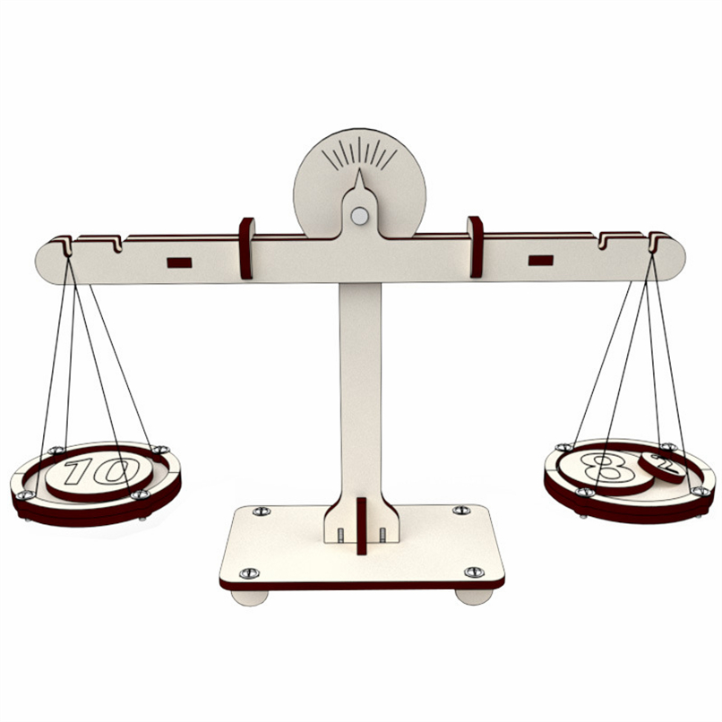 Montessori ของเล่นไม้ Balance Scale การเรียนรู้ Eudcation ของเล่นเด็ก2 ...