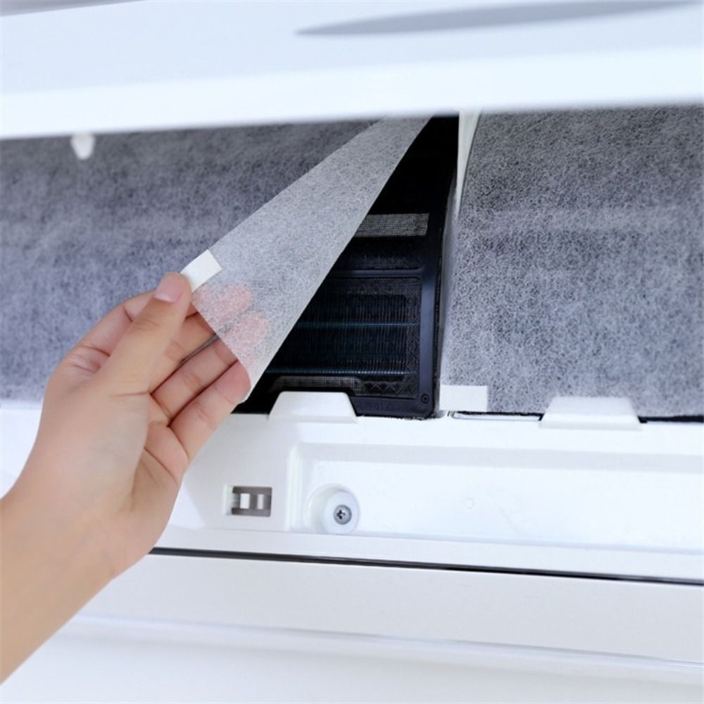 Non-woven 40x35cm Cleaning Cuttable Mesh Purification Air Conditioner ...