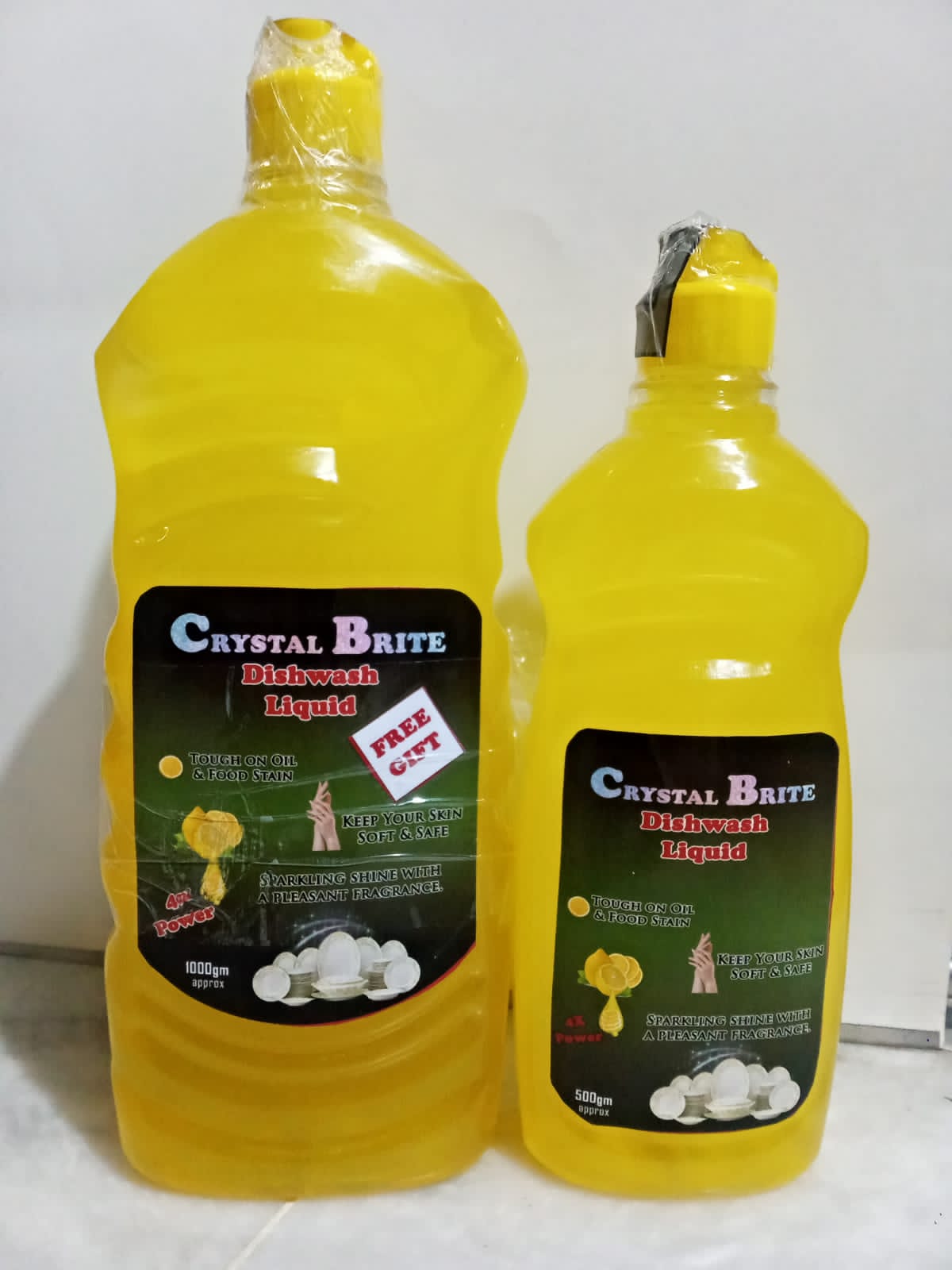 Crystal Brite Dishwashing Liquid - Extra Strong Liquid Dish Wash ...