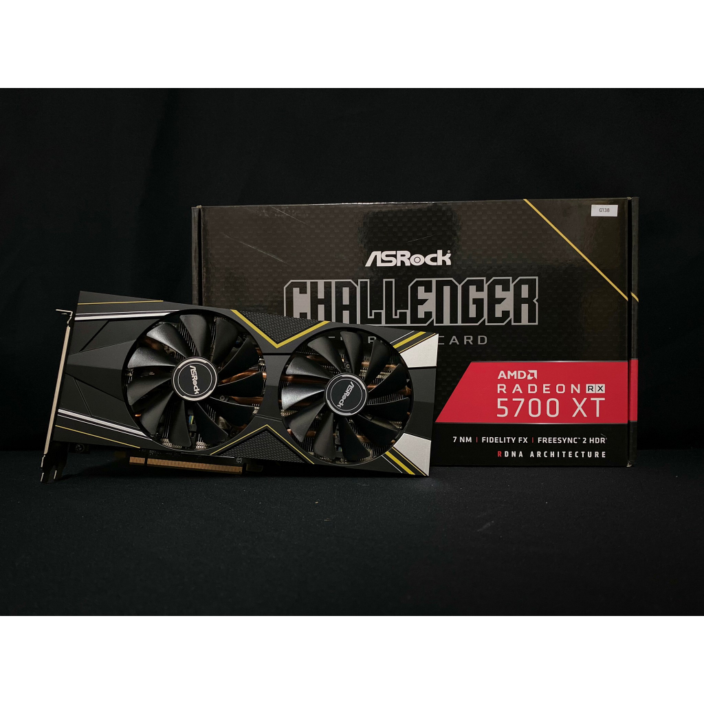 การ์ดจอ VGA ASROCK RX 5700XT CHALLENGER 8GB 2 FAN สินค้ามือสอง ไม่มี ...
