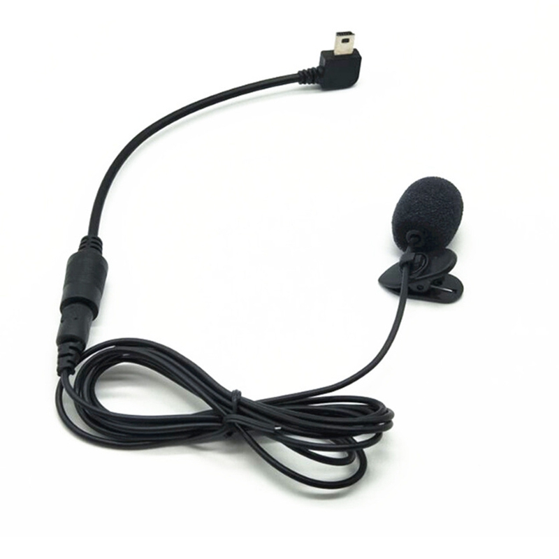 【TechGlobe】3.5mm Active Clip Microphone with Mini USB Audio Adapter Mic ...
