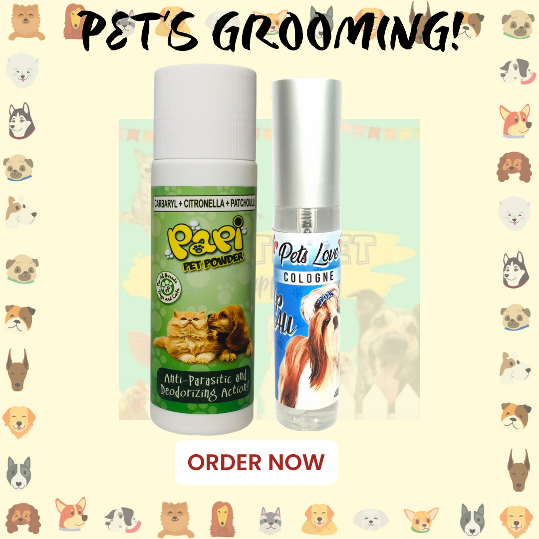 [SOUTH VET II] PAPI PET POWDER AND PET LOVE COLOGNE( UP ALL) GROOMING ...