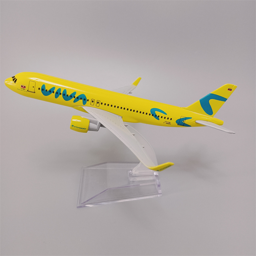 【GoExplore】NEW 16cm Alloy VIVA Air Airbus 320 A320 Airlines Airplane ...