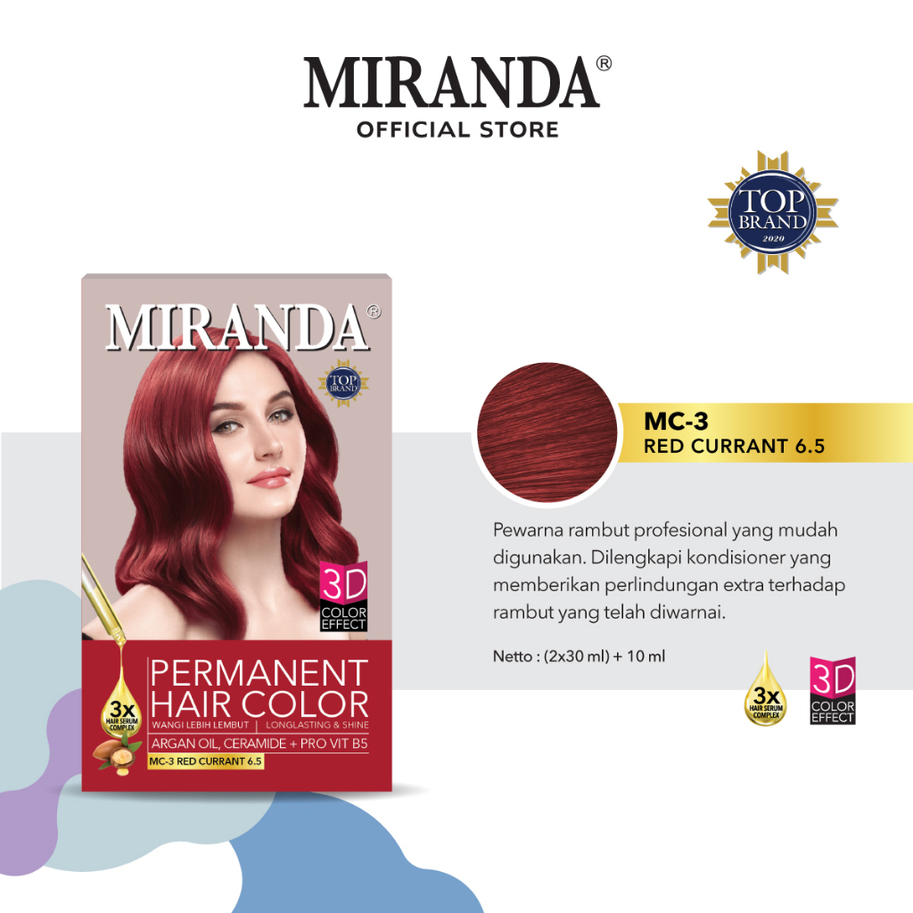 Miranda Hair Colour 30gr Cat Rambut Miranda POV Store | Lazada Indonesia