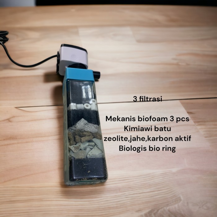 Internal Filter aquarium 3 filtrasi mekanis biologis kimiawi susun ...